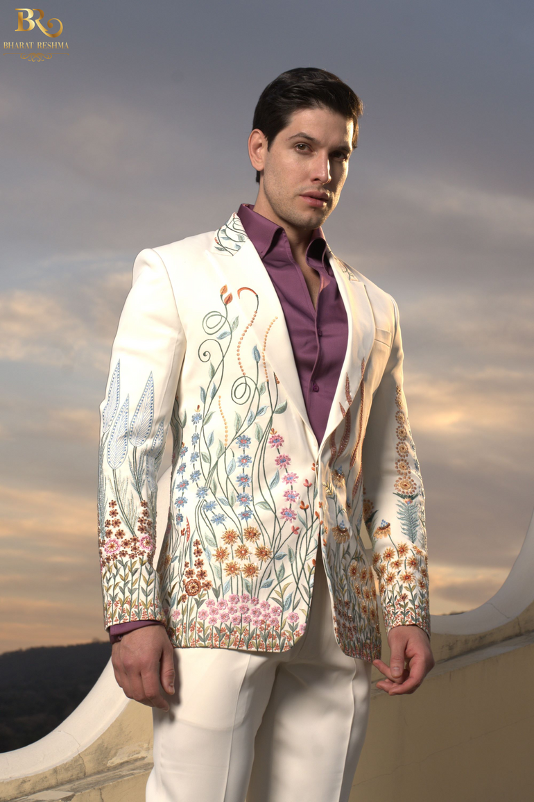 Reception Dress for Men & Grooms | Bespoke Reception Outfits for Weddings